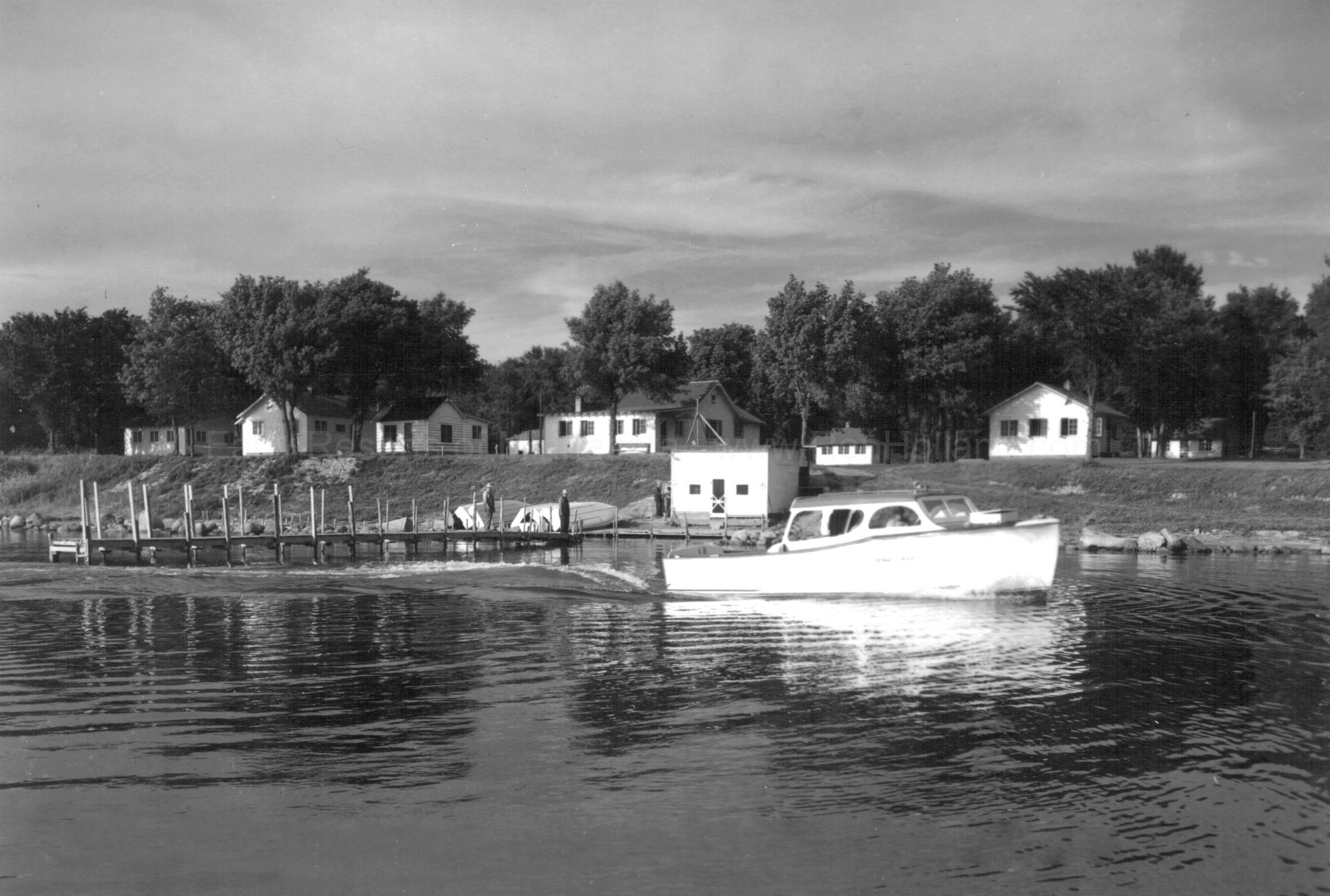 134C-1 Herman’s Resort, Federal Dam, Leech Lake, ca 1950.tiff | Ren ...