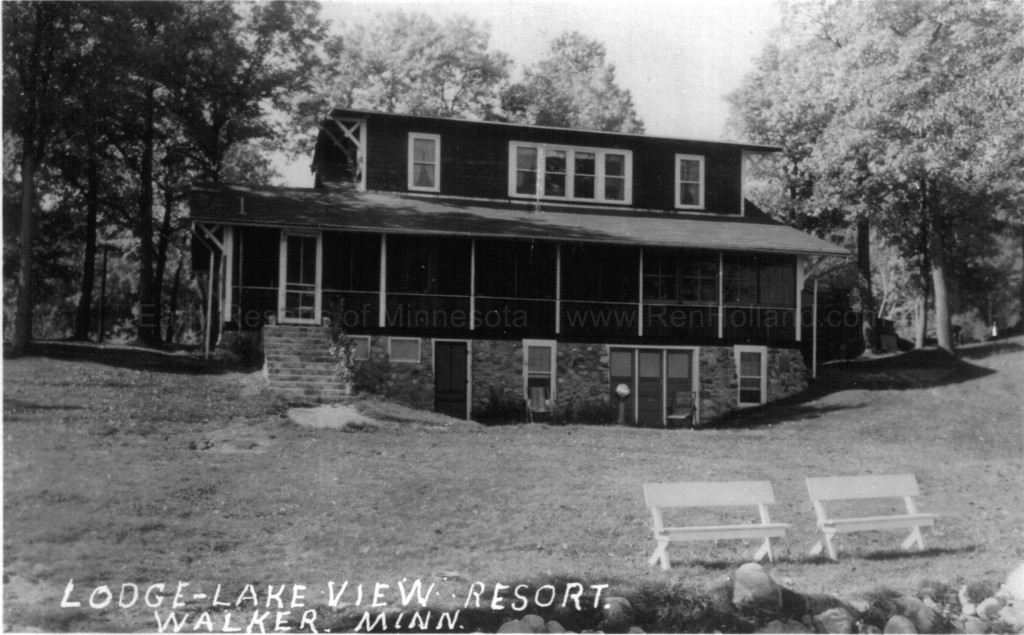 10H-1 Lake View Resort, Leech Lake, Walker, 1940s | Ren Holland's Website