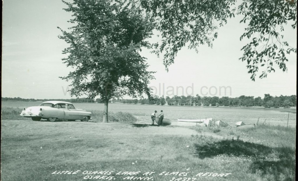 Osakis, MN, Little Lake Osakis, Elme’s Resort #2, ca 1950 | Ren Holland ...
