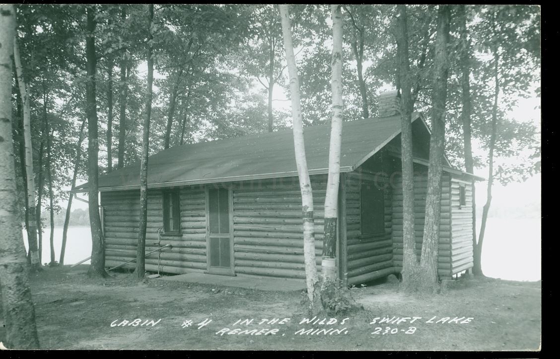 Remer, MN, Swift Lake, In The Wilds #3, ca 1950 | Ren Holland's Website