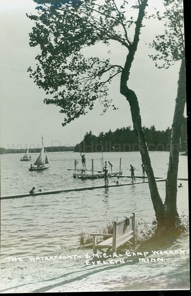 Eveleth, MN, Half Moon Lake, Camp Warren #1, ca 1940 | Ren Holland's ...