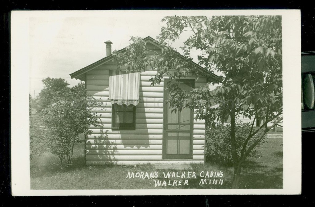 Walker, MN, Leech Lake, Moran’s Walker Cabins, ca 1940s | Ren Holland's ...