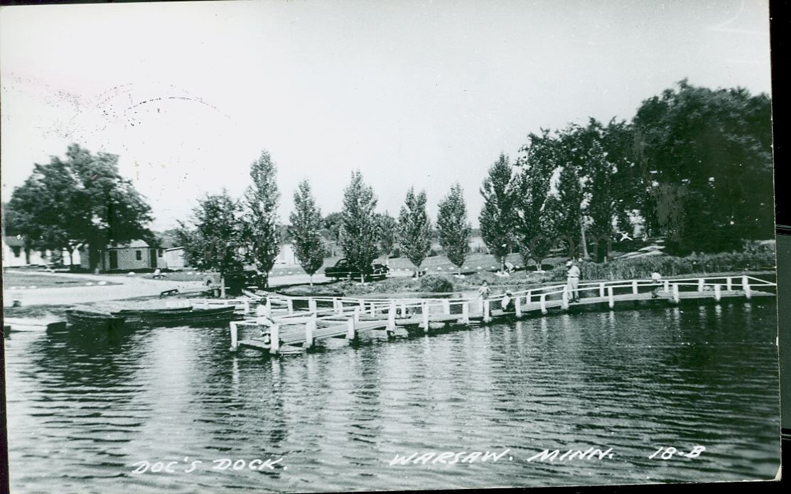Warsaw, MN, Cannon Lake, Doc’s Dock #3, ca 1950s | Ren Holland's Website