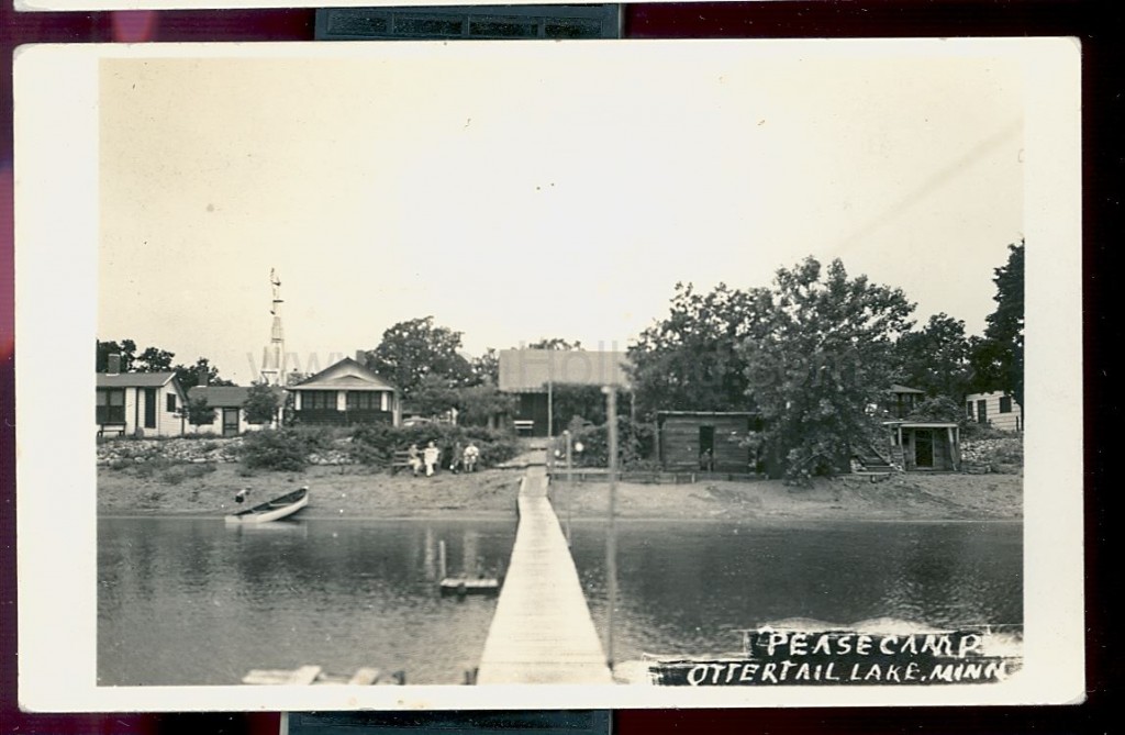 Ottertail, MN, Otter Tail Lake, Pease Camp #1, ca 1930s | Ren Holland's ...
