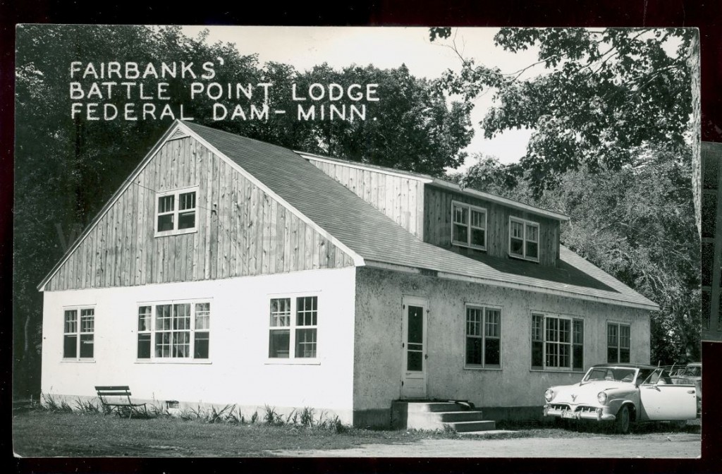 Federal Dam, MN, Leech Lake, Battle Point Lodge #2 (Fairbanks), ca ...