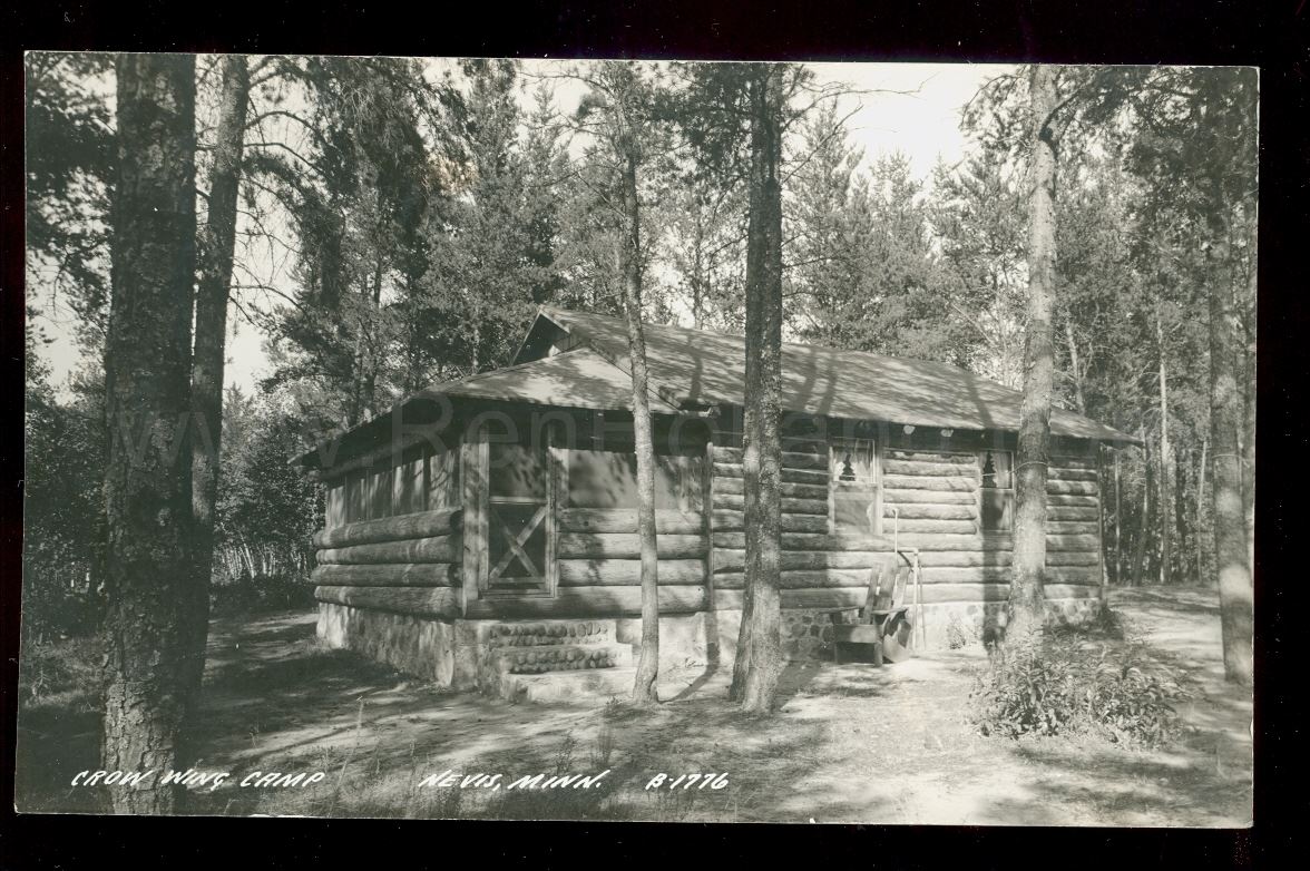 Nevis, MN, 3rd Crow Wing Lake, Crow Wing Camp #3, ca 1940s | Ren ...