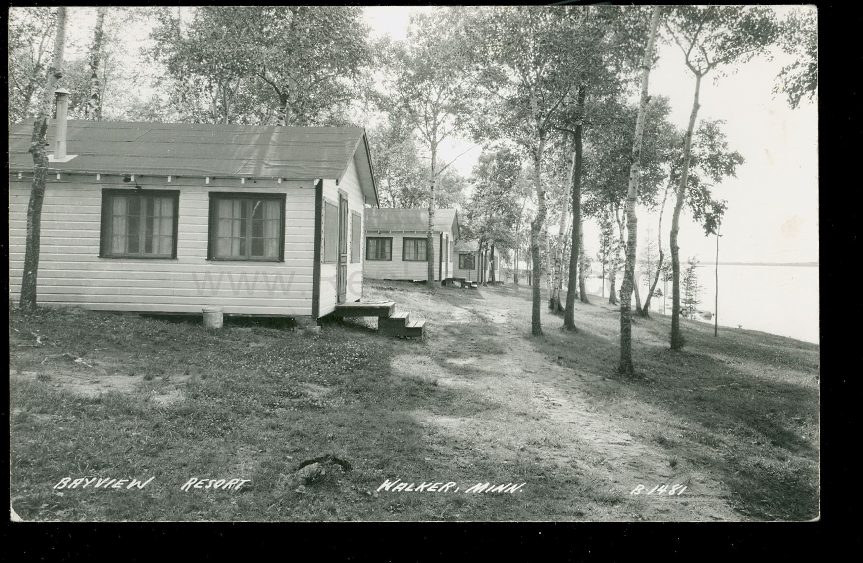Walker, MN, Leech Lake, Bayview Resort, ca 1940s | Ren Holland's Website