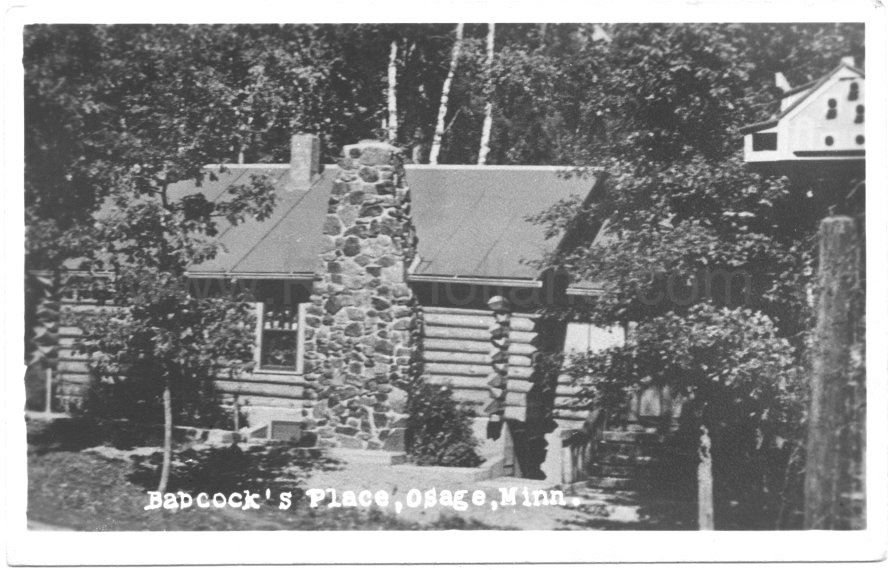 Osage, MN, Straight Lake, Babcock’s Place, ca 1940s | Ren Holland's Website