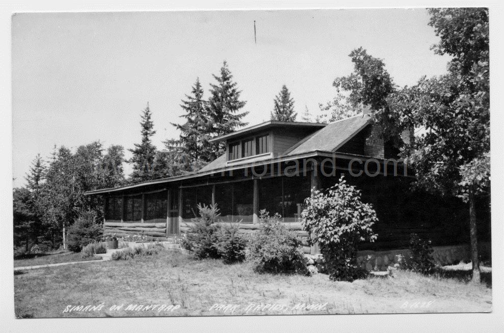 Park Rapids, MN, Big Mantrap Lake, Simans Resort #2, ca 1940s | Ren Holland's Website