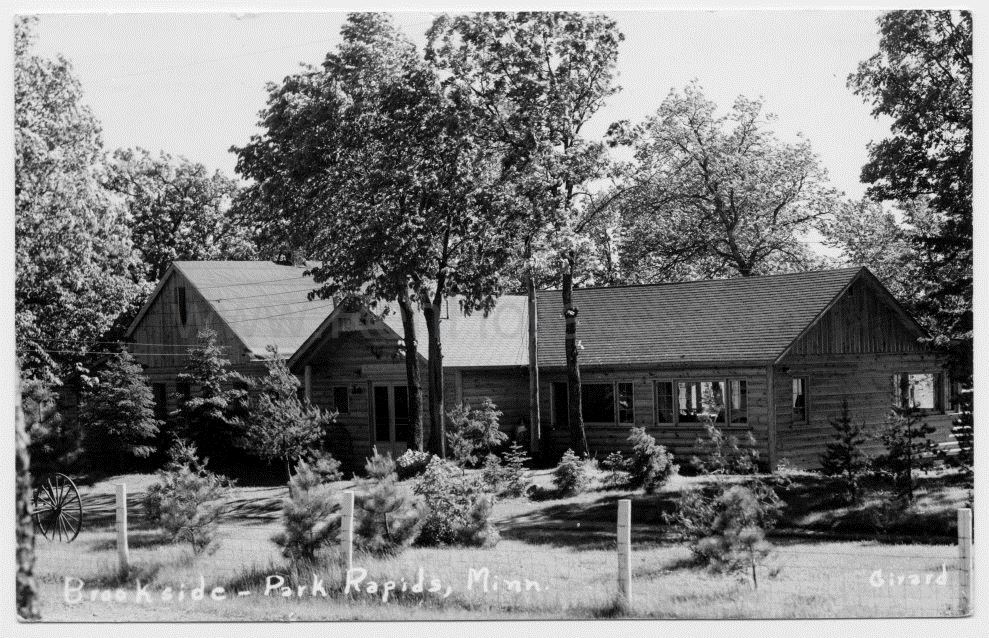 Park Rapids, MN, Two Inlets Lake, Brookside Resort #6, ca 1950s | Ren ...