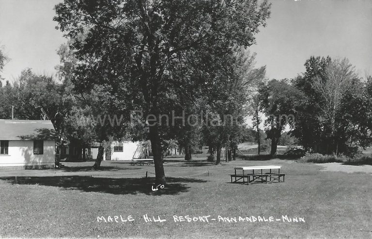 Annandale, Clearwater Lake, Maple Hill Resort #2, ca 1950 | Ren Holland ...