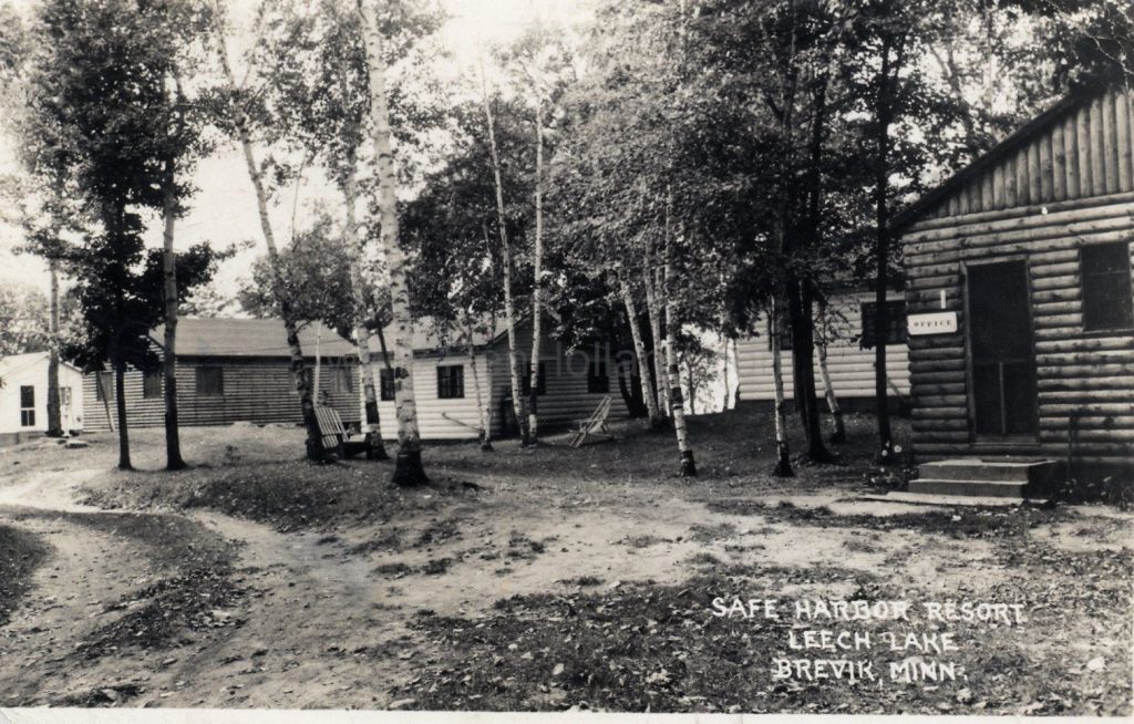 Brevik, MN, Leech Lake, Safe Harbor Resort #1, ca 1956 | Ren Holland's ...