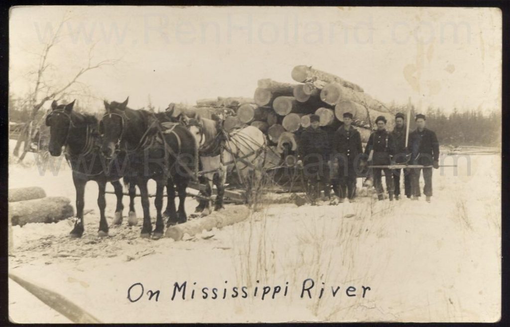 Early Logging around Lake Itasca | Ren Holland's Website