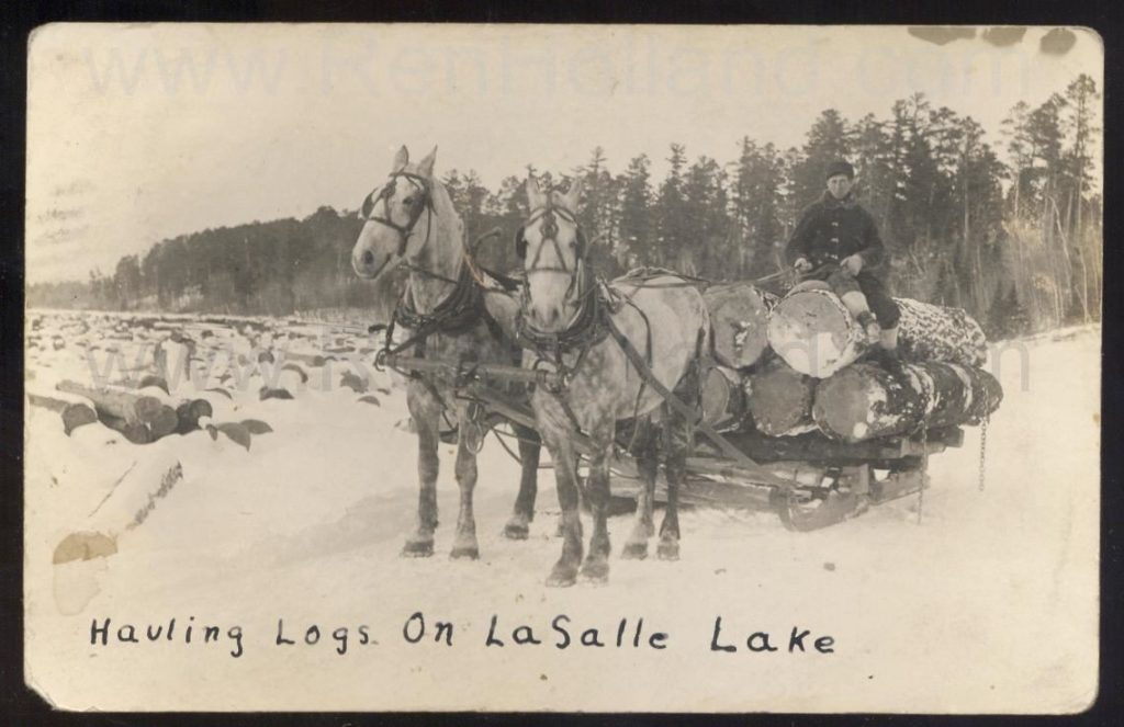 Early Logging around Lake Itasca | Ren Holland's Website